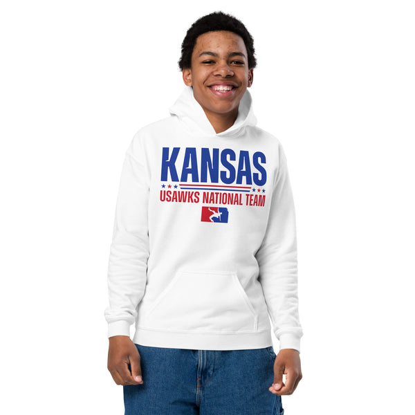 USAW KS National Team Youth Heavy Blend Hoodie - Blue Chip Athletic
