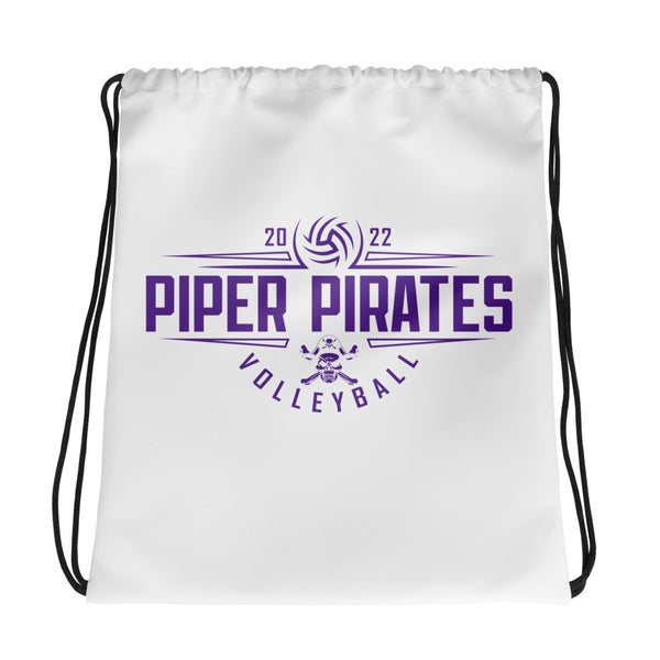 Piper Pirates Volleyball Drawstring bag - Blue Chip Athletic