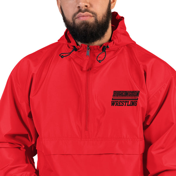 Burlington HS Wrestling Embroidered Champion Packable Jacket - Blue ...